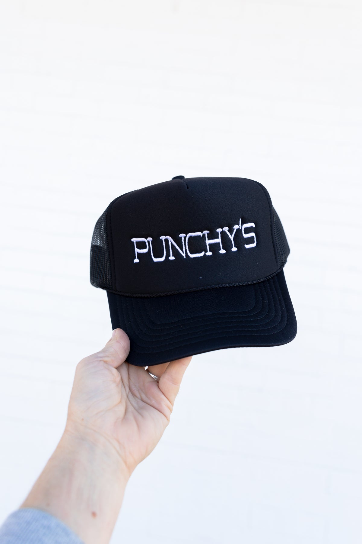 Box Letter Punchy's Trucker Hats — PUNCHY'S