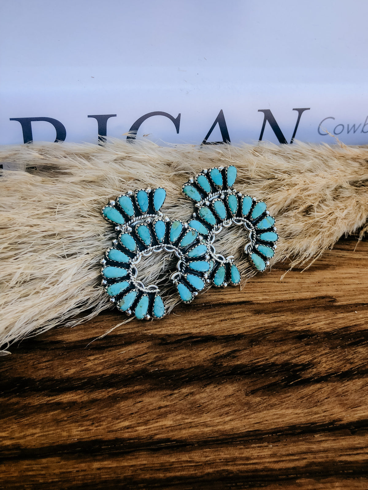 The Natalia Turquoise Naja Earrings — PUNCHY'S